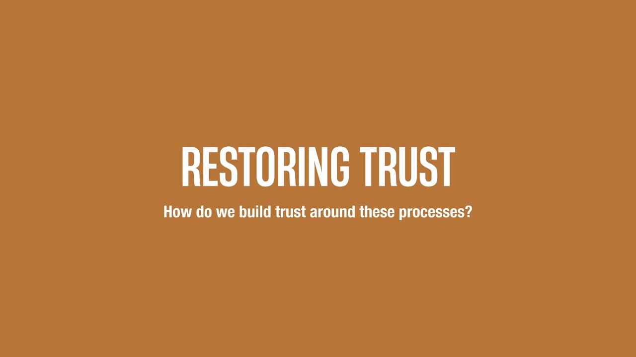 FAQ: Restoring Trust - YouTube