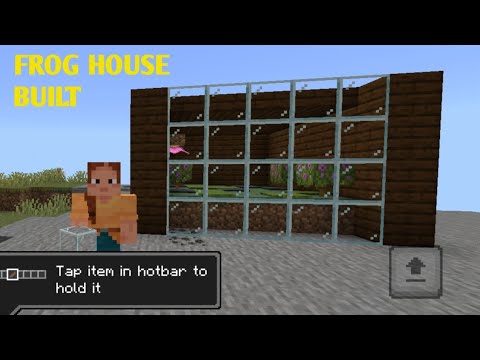 Frog house build in Minecraft pocket edition - YouTube