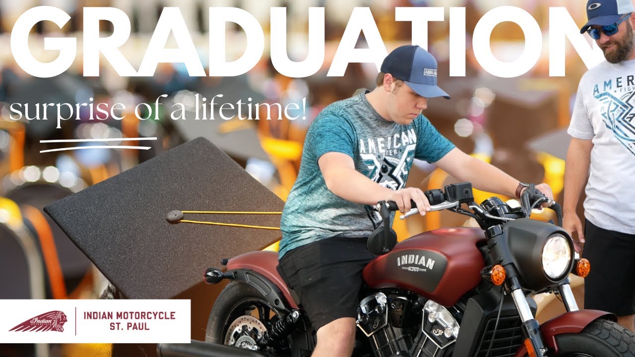 An Indian Motorcycle for Graduation?! - YouTube