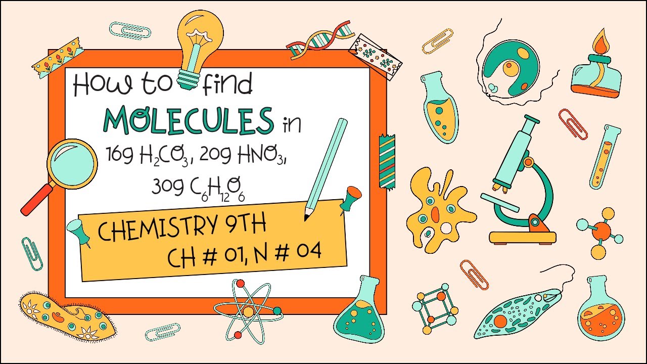 How to Use Avogadro’s Number to Calculate Molecules in H2CO3, HNO3, and ...