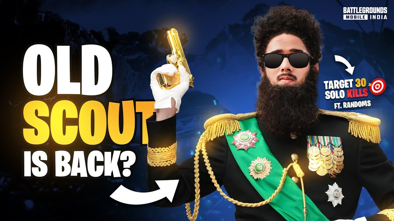 OLD SCOUT IS BACK in BGMI? - Solo Domination w Randoms 😅 | sc0ut - YouTube