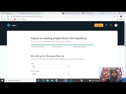Cara Hosting Website Di Netlify - Dea Aprilia Damayanti C1C021004