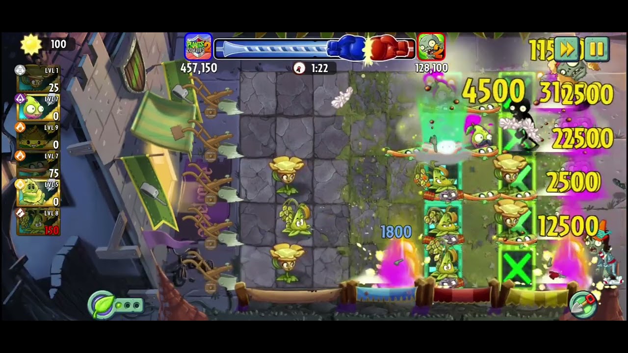Plants vs Zombies 2 - Arena - Buttercup Tournament - 1 of 6 - 2.1 Mil ...