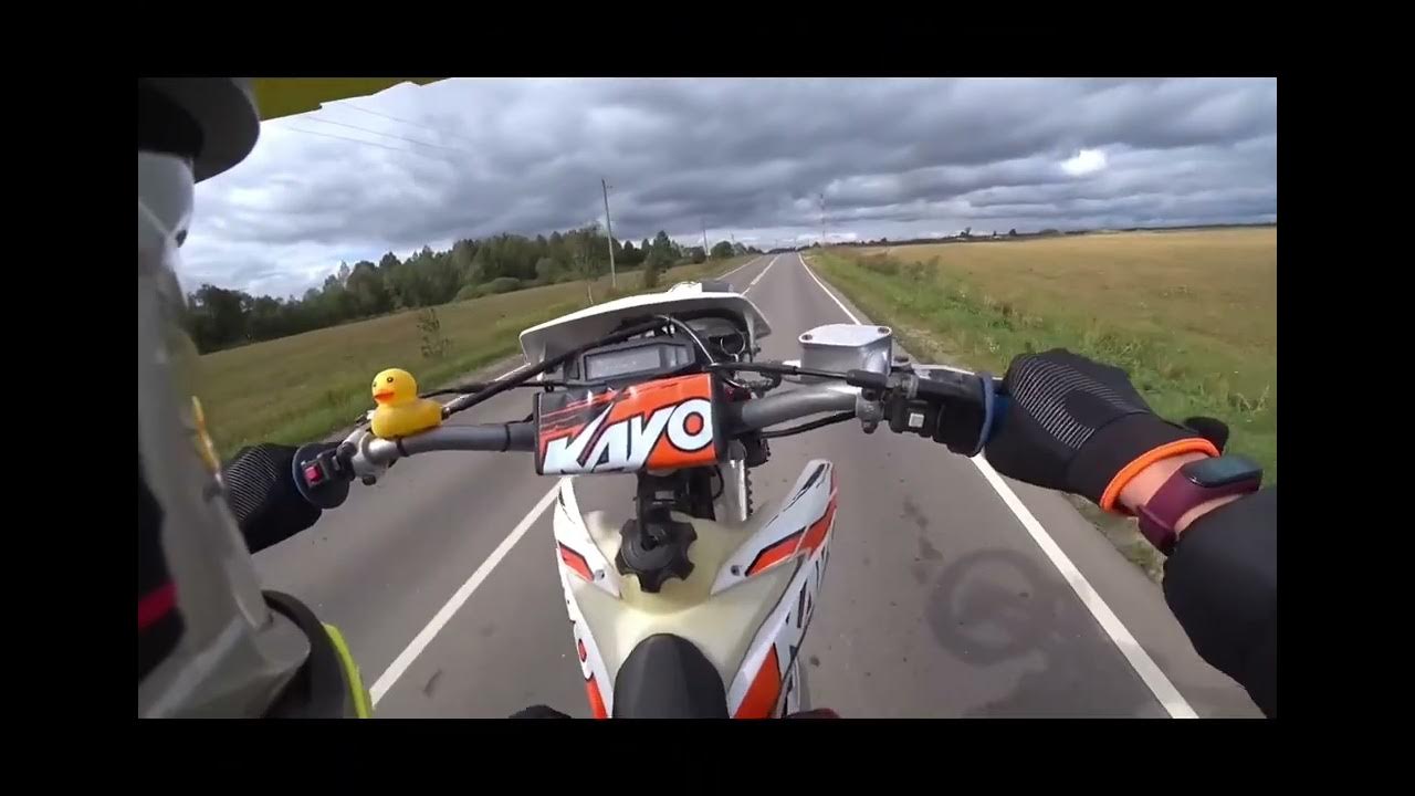 Стант на эндуро - YouTube
