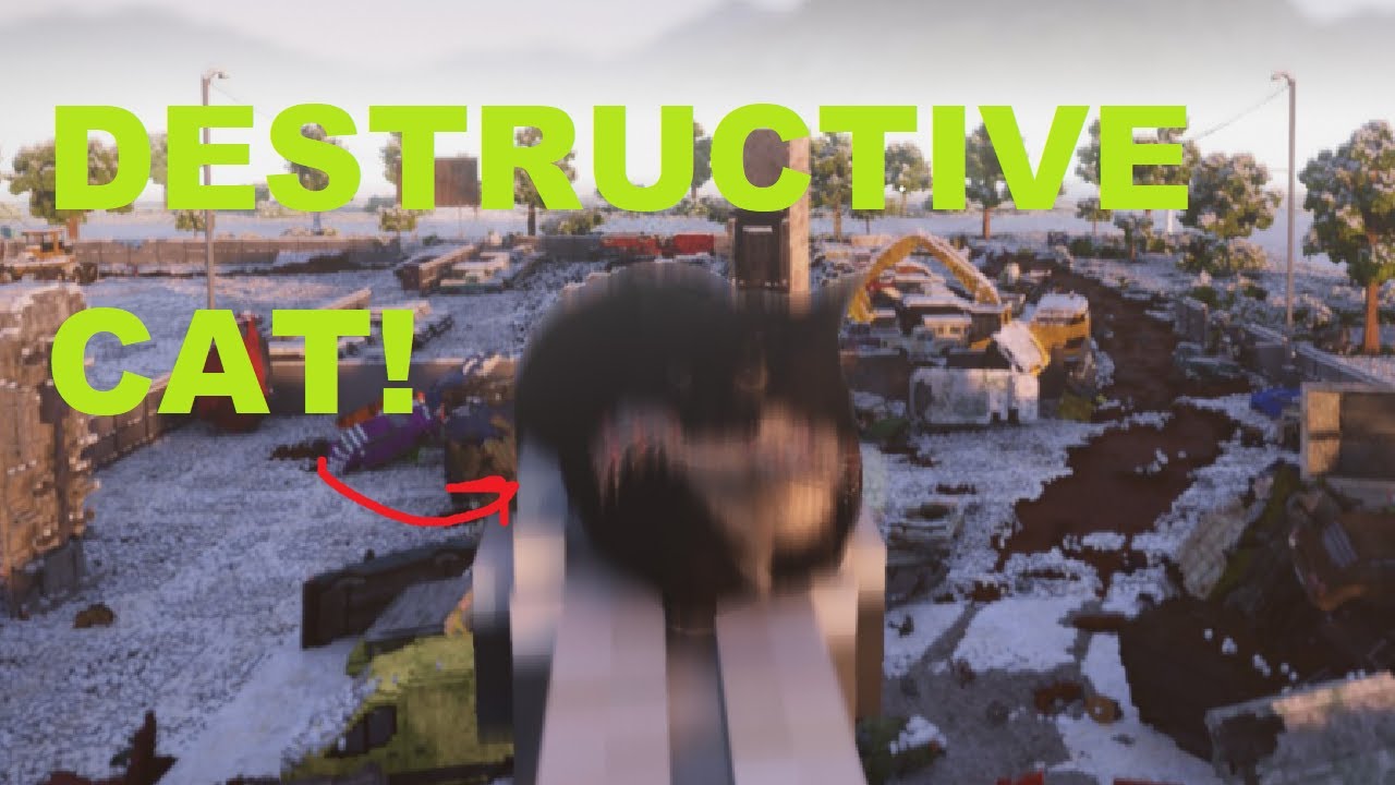 This Crazy Cat Destroyed EVERYTHING in Teardown New Mods! - YouTube