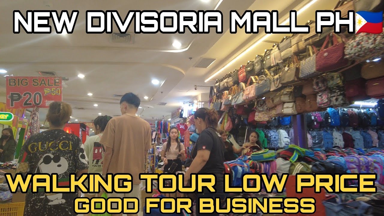 [4K]HD DIVISORIA MALL #LOW PRICE #BARGAIN MALL GOOD START FOR BUSINESS ...