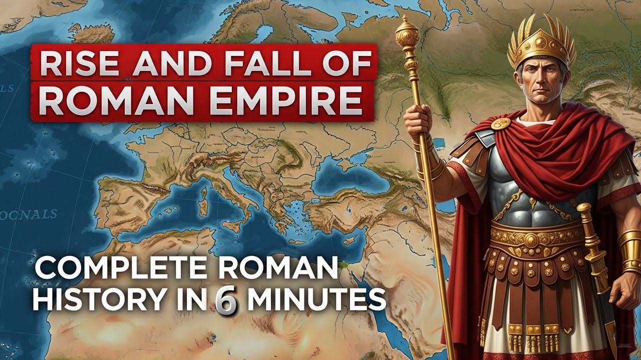 Rise and Fall of Roman Empire | Complete Roman History in 06 Minutes ...