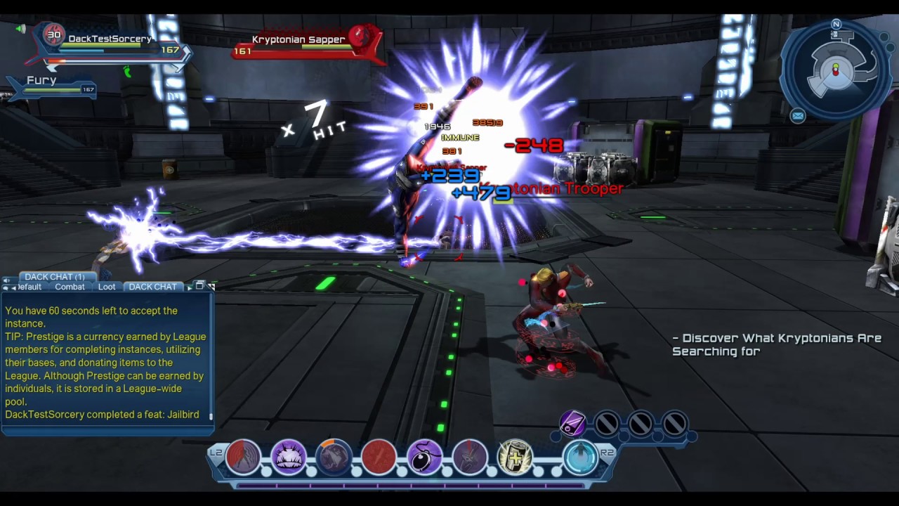 DC Universe Online Test Server Trying Out Sorcery - YouTube