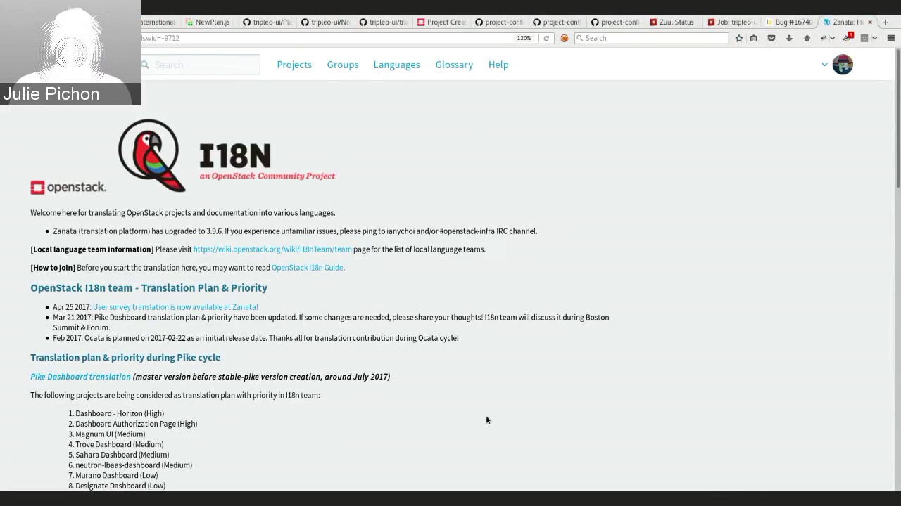 TripleO Deep Dive July 6, 2017 - i18n - YouTube