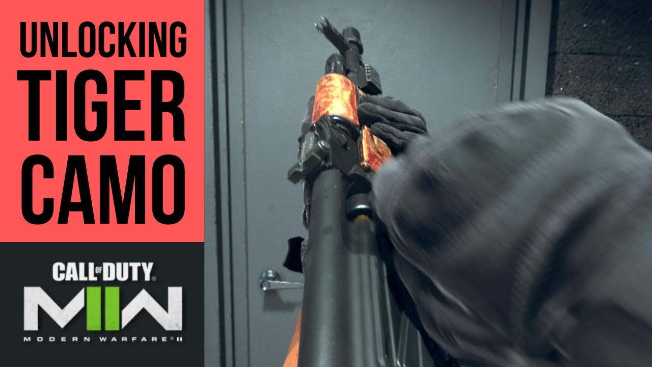 Unlocking the classic Red Tiger camo on MW2! - YouTube