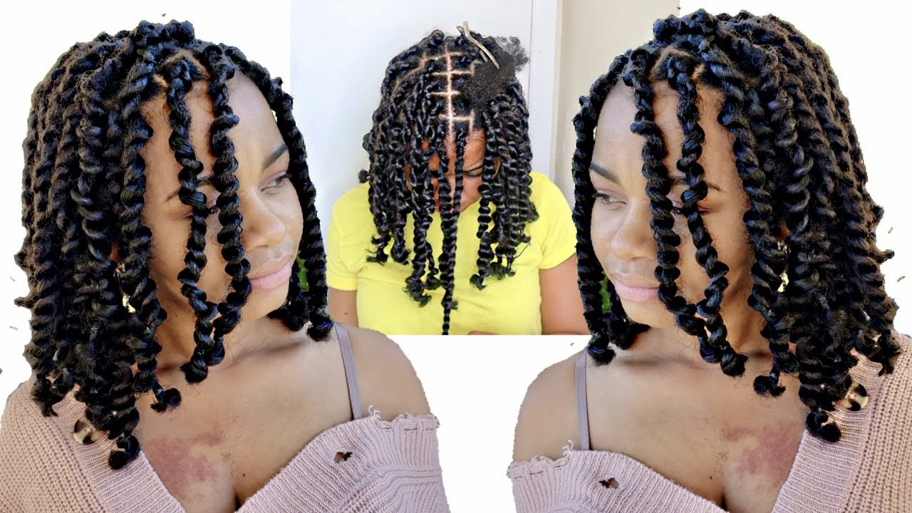 SHOULDER LENGTH PASSION TWIST TUTORIAL for Beginners | Short Passion ...