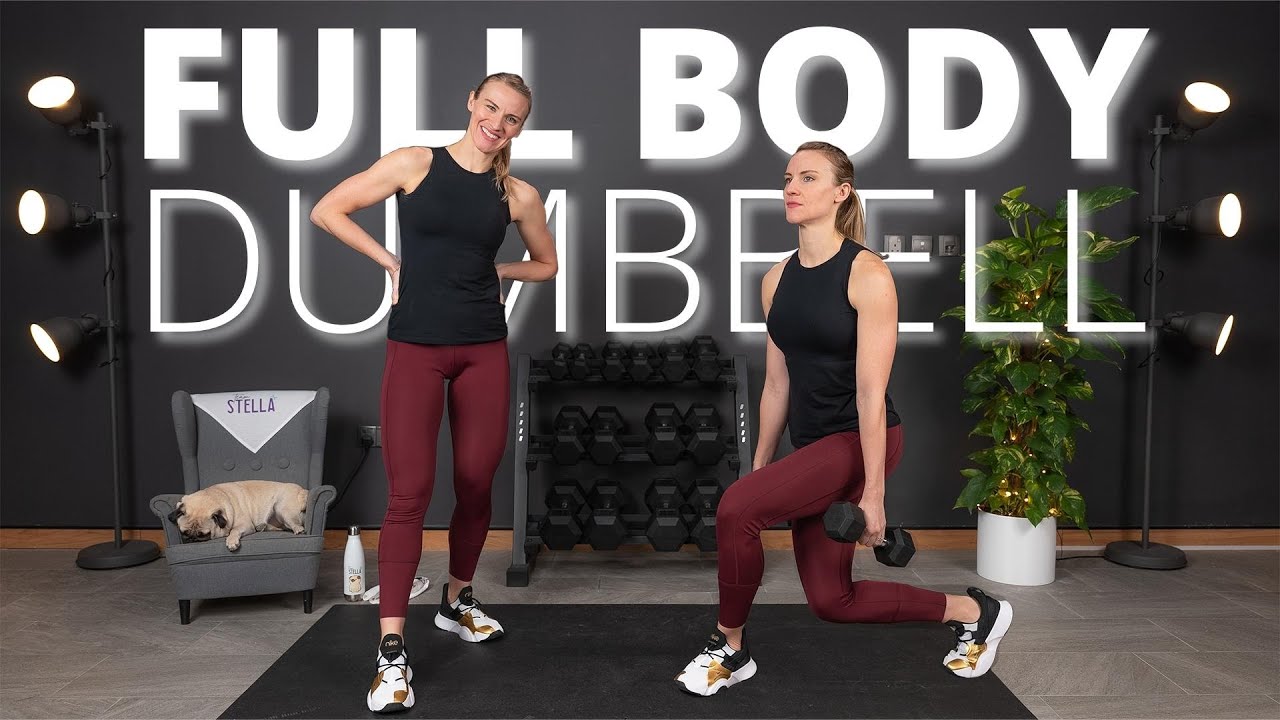 15 Minute Full Body Dumbbell Workout | Fit for the Holidays - YouTube