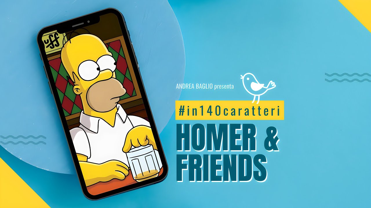 HOMER SIMPSON & Friends feat. @AlbertoPagnotta #in140caratteri - YouTube