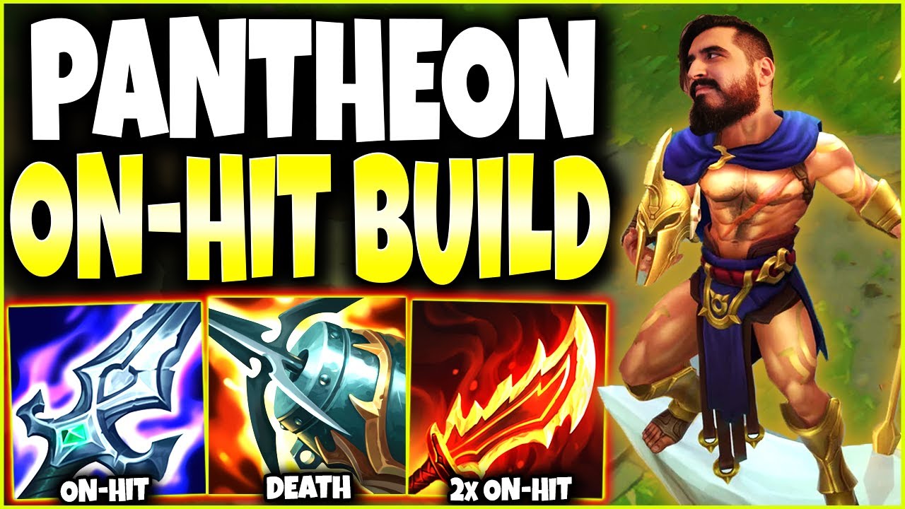 New On-Hit PTA Pantheon Season 12 Build can do 100% HP DMG with 1 W 🔥 ...