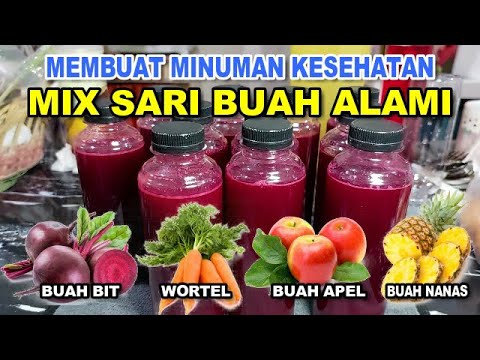 Jus Sari Buah Bit Untuk Kesehatan - Jus Buah Bit, Apel, Nanas, Wortel # ...