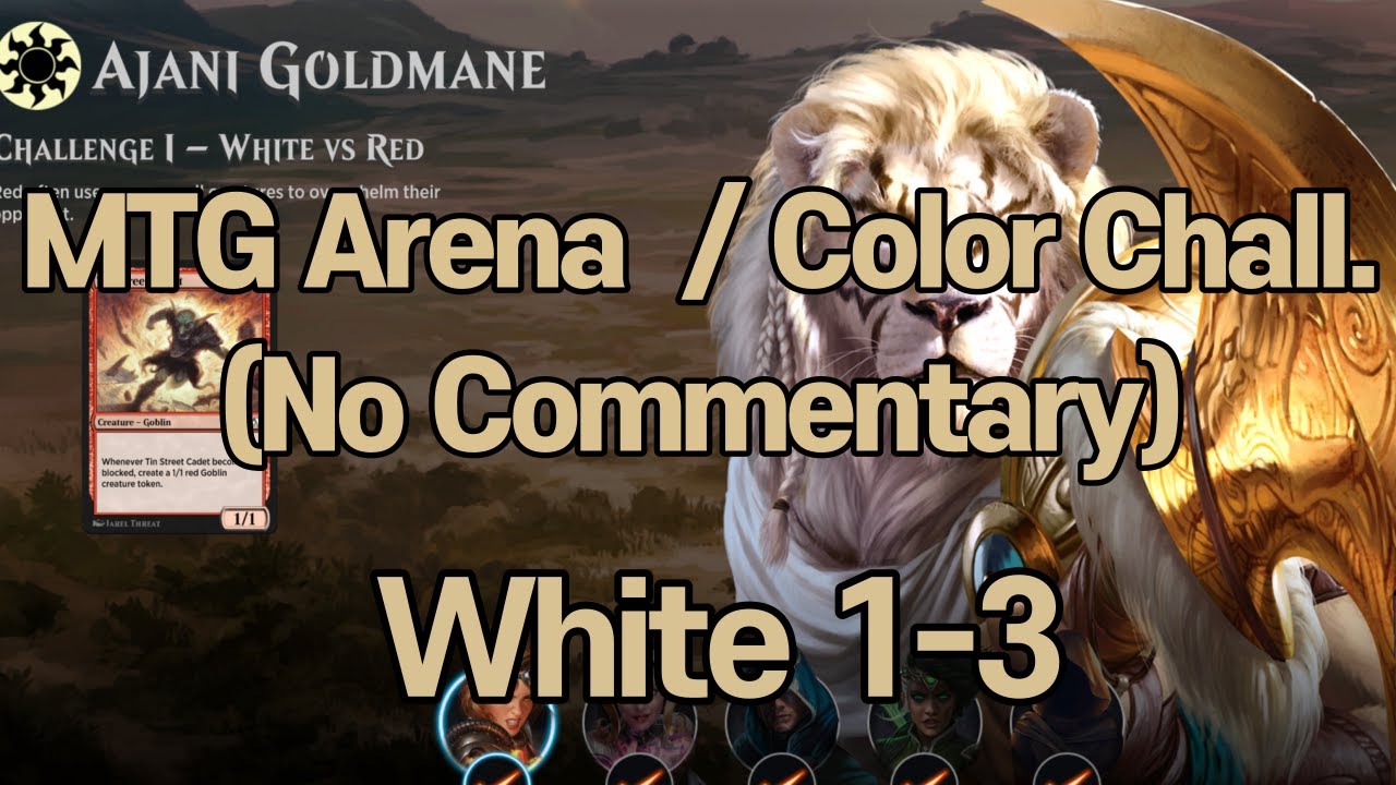 White / 1-3 / MTG Arena / Color Challenge / No comment - YouTube