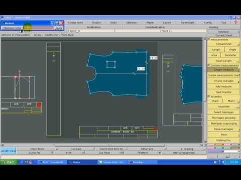 Tutorial Make New Pattern Lectra Modaris 1 - YouTube
