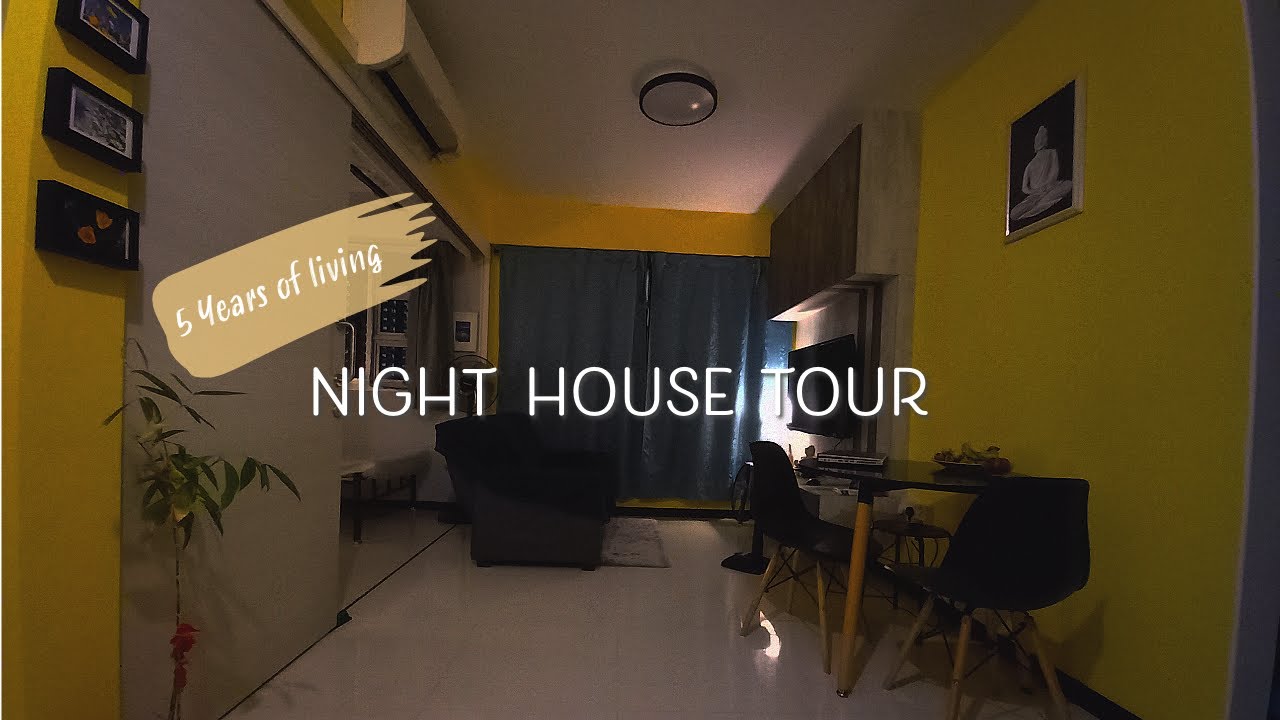 HDB BTO 2 room flexi (38sqm): Night view - YouTube