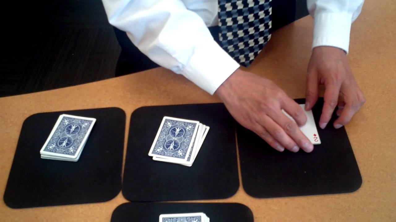 Ricardo Performing magic Poker demostration - YouTube