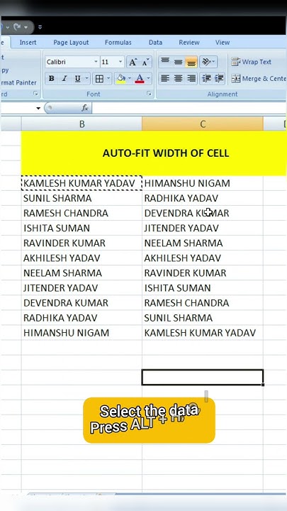 How to Auto-Fit width | Excel tricks & tricks #shorts #learning #excel #exceltutorial #trending ...