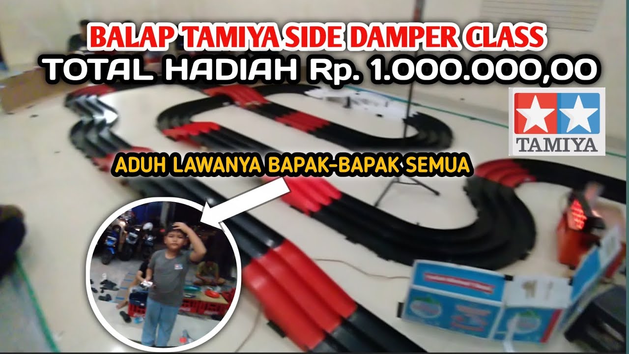 RACE TAMIYA SIDE DAMPER CLASS TOTAL HADIAH 1 JUTA RUPIAH - YouTube