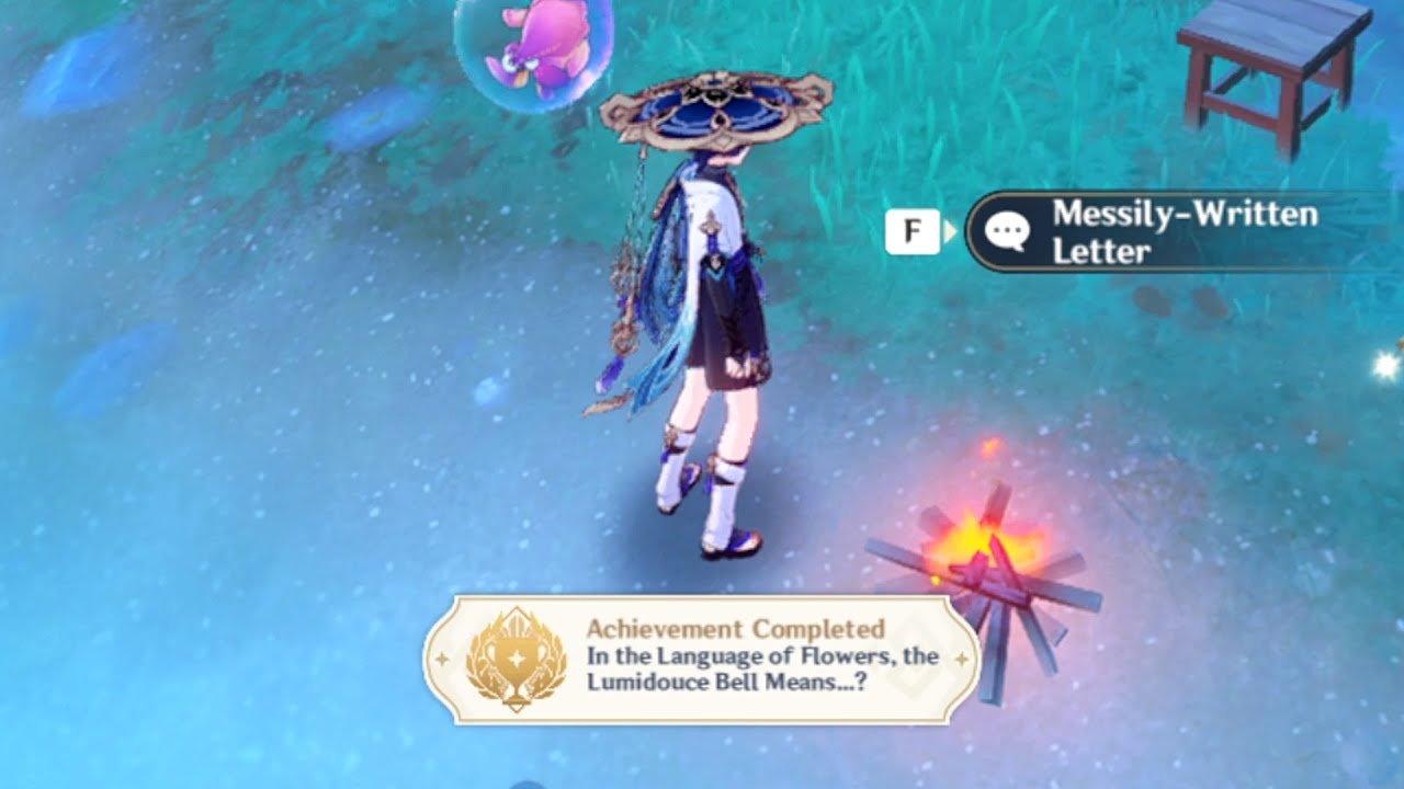 In the Language of Flowers, the Lumidouce Bell Means...? [ Achievements ...
