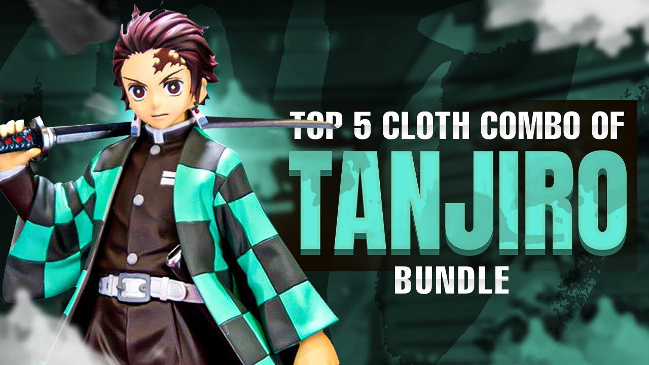 Top 5 Cloth Combination of Tanjiro Bundle||Free Fire New Ring Event ...