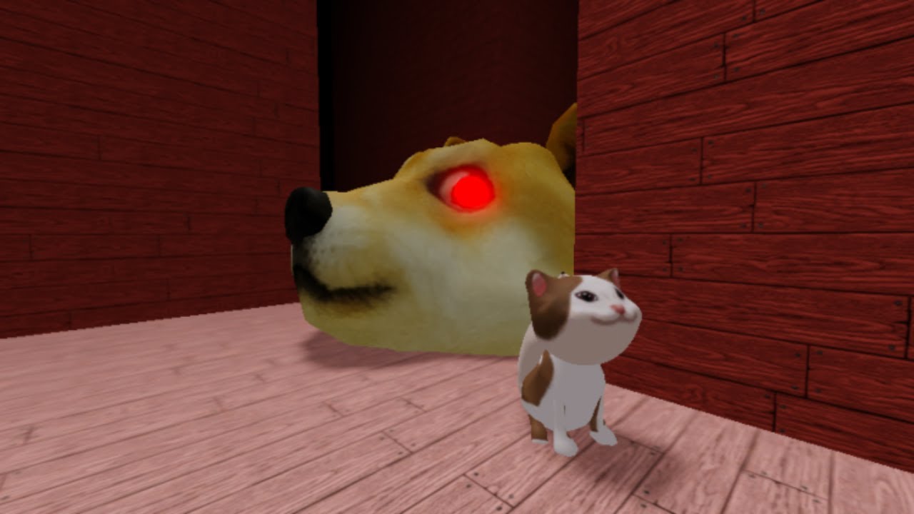 Eu Fugi Do Cachorro Cabeçudo | ROBLOX | Doge Head Escape - YouTube