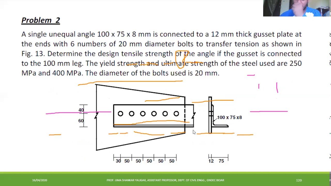 Module- 4 Lecture 5. Numerical Examples on Design Tensile Strength of ...