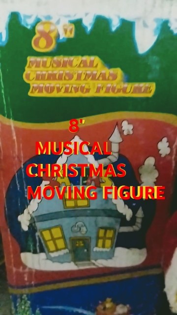 8"musical Christmas Movíng Figure - YouTube