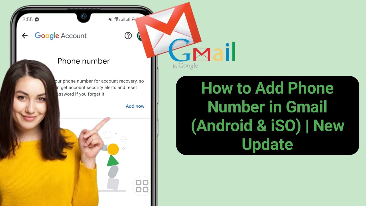 How to Add Phone Number in Gmail 2024 (Android & iSO) | New Update ...