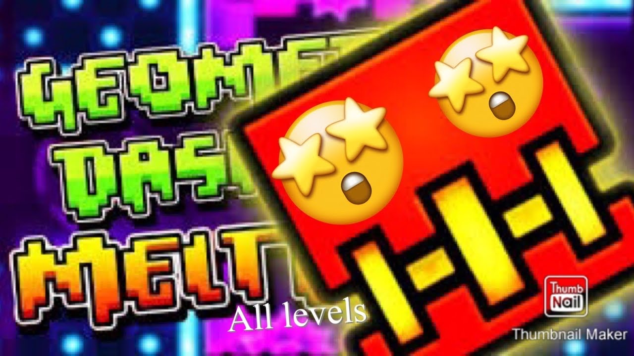 Geometry dash meltdown all levels - YouTube
