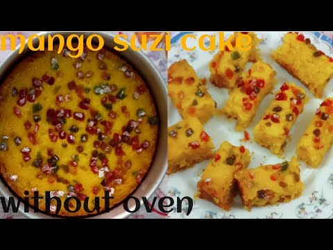 Mango suzi cake without oven||New style cake #mangocake #mangospecial # ...