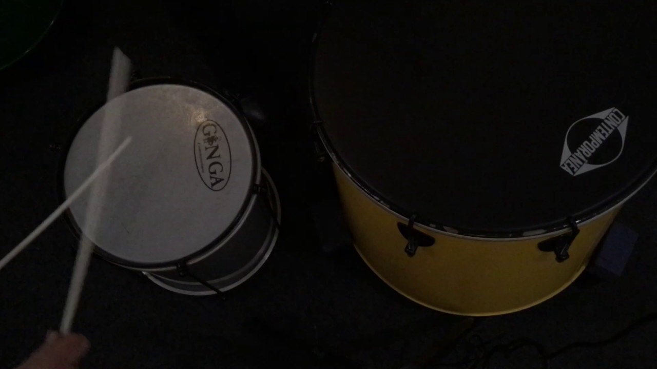 Samba Bhangra repinique - main rhythm - basic - YouTube