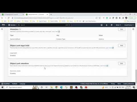 AWS S3 Tutorial (Part 6) - AWS Hands on Lab Amazon S3 - Object Lock - YouTube