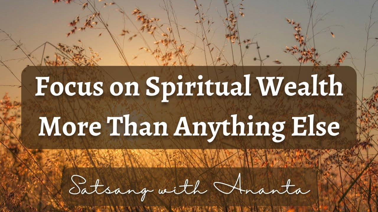 Focus on Spiritual Wealth More Than Anything Else - YouTube