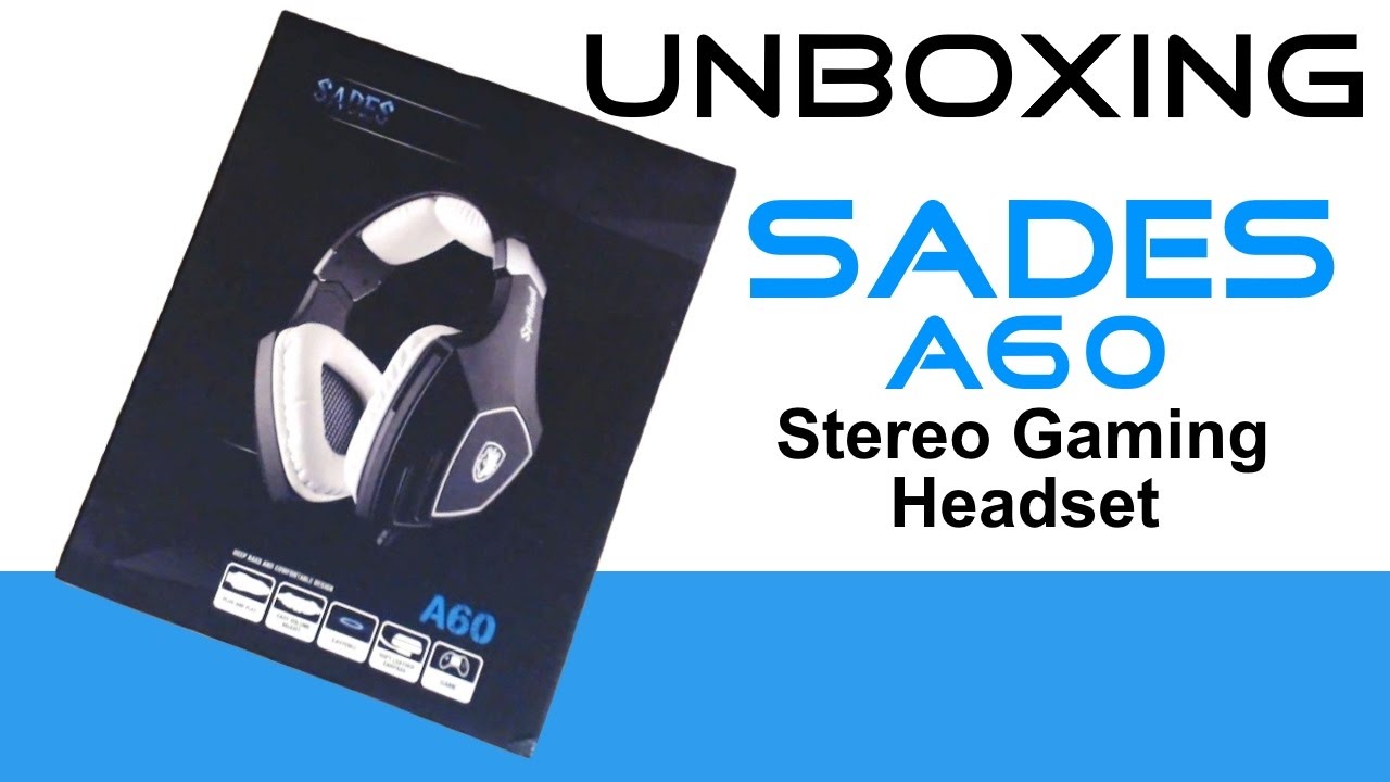 Sades A60 USB Gaming Headset Unboxing USB Gaming Headset SADES, German ...
