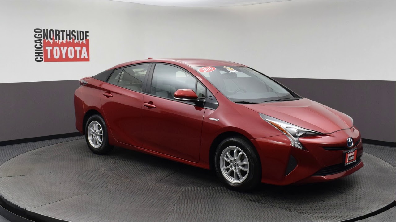 2016 Hypersonic Red Toyota Prius Hatchback #P11956 - YouTube