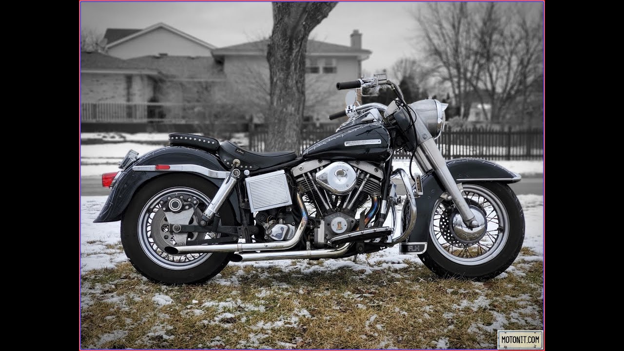 1977 AMF HARLEY DAVIDSON FLH 1200 ELECTRA GLIDE SHOVELHEAD - YouTube