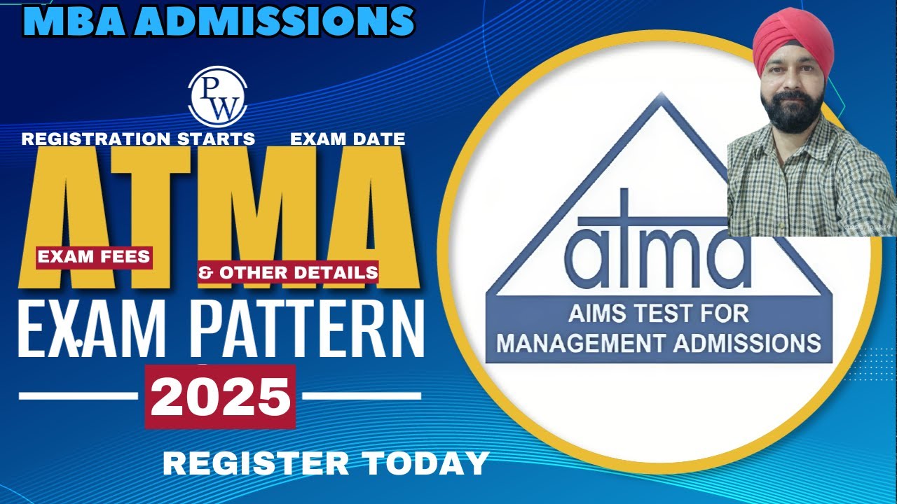 ATMA EXAM DETAILS 2025. Registration Fees / Last Date - YouTube
