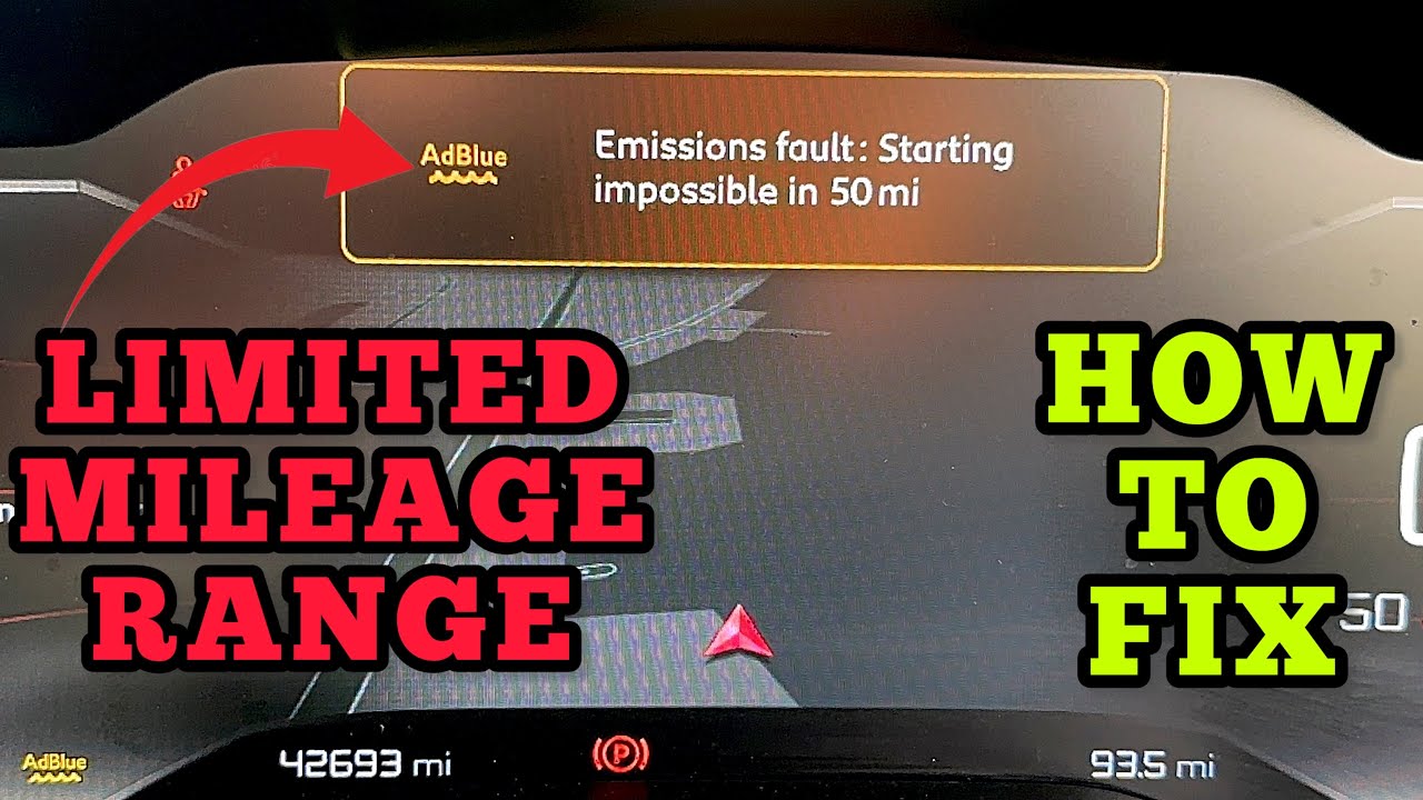 Citroen / Peugeot - AdBlue P050B Emission Fault Starting Impossible in ...