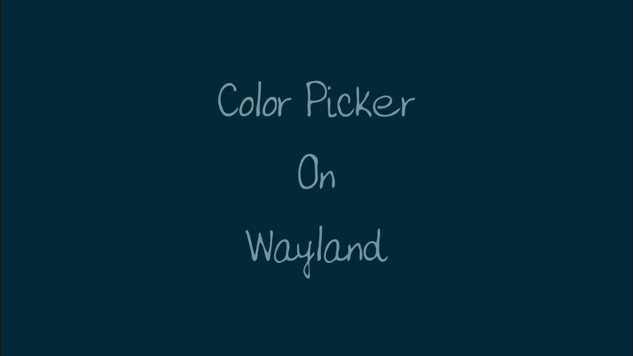 Color Picker - YouTube