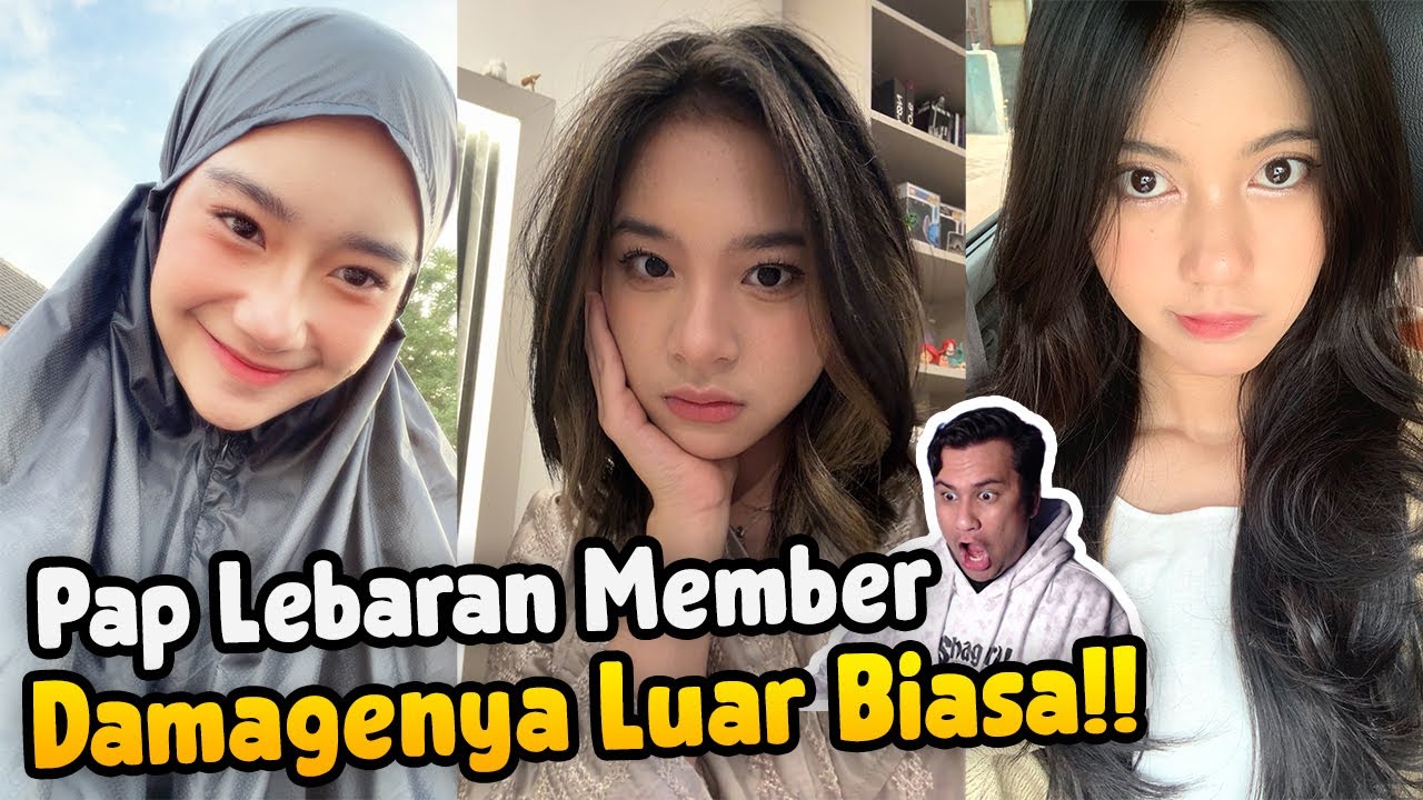 REACT PAP LEBARAN MEMBER JKT48 !! ZEE TERLALU LUAR BIASA !! - YouTube