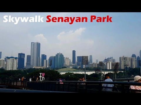 Skywalk Senayan Park - YouTube