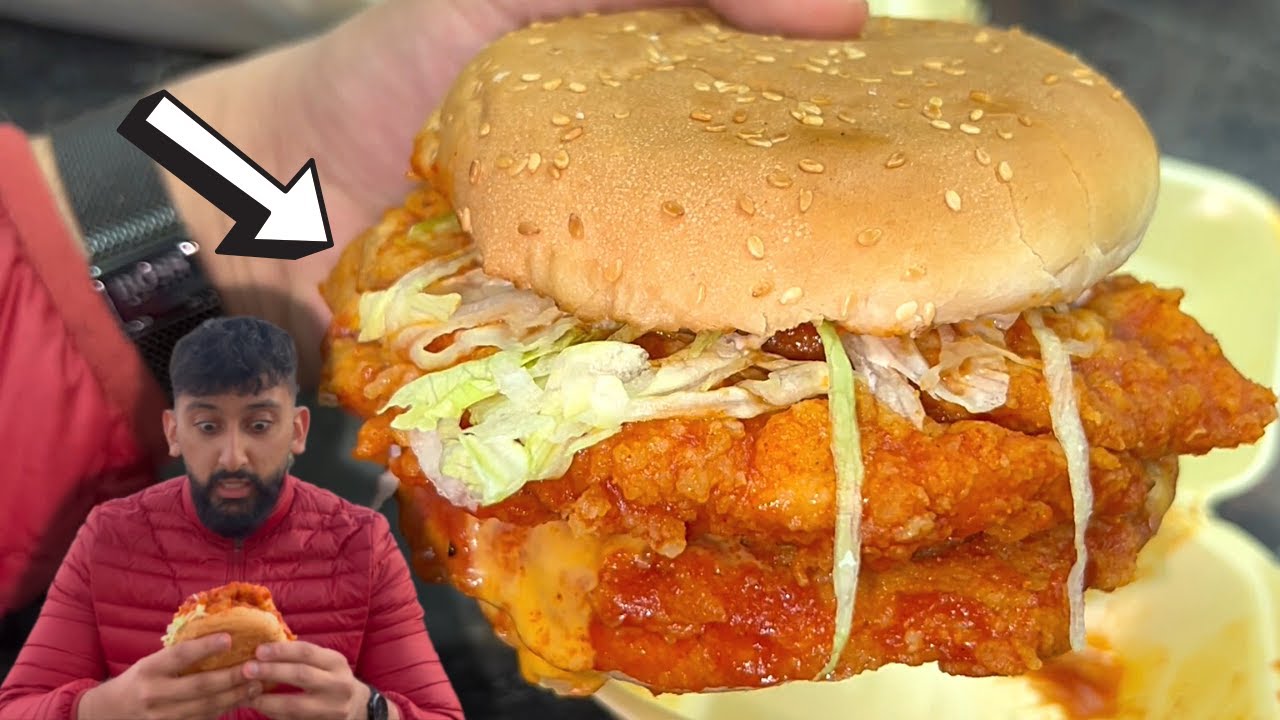 Trying BIRMINGHAM'S FIRST SPICY DIPPED CHICKEN BURGER...finally it's ...