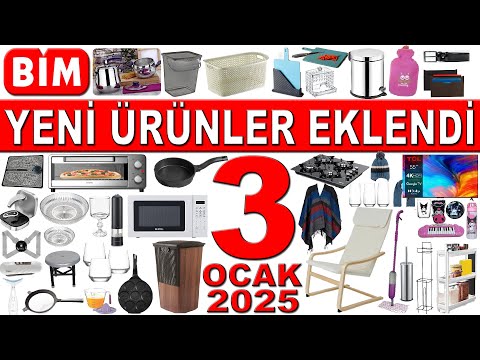 BİM ŞAHANE CUMA AKTÜEL ÜRÜNLERİ | BİM BANYO VE MUTFAK GEREÇLERİ | BİM 3 OCAK 2025 KATALOĞU | BİM