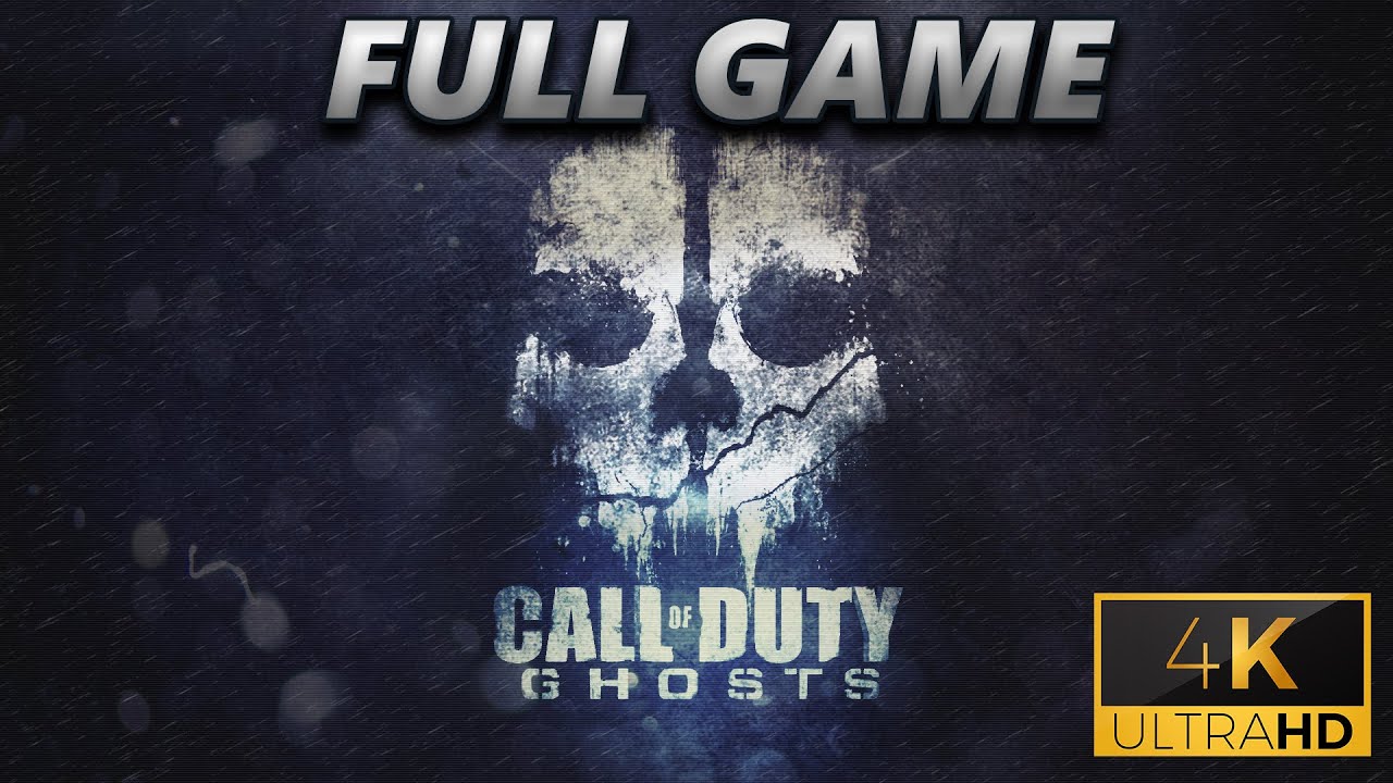 CALL OF DUTY GHOSTS: The Complete Walkthrough FULL GAME 4K 60FPS (No ...