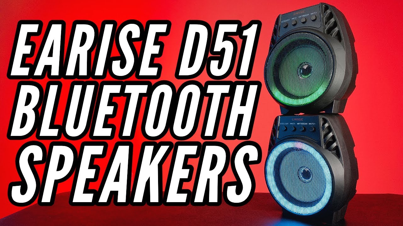 Earise D51 Dual Sync Portable Bluetooth Speakers Today I Feel Like TIFL ...