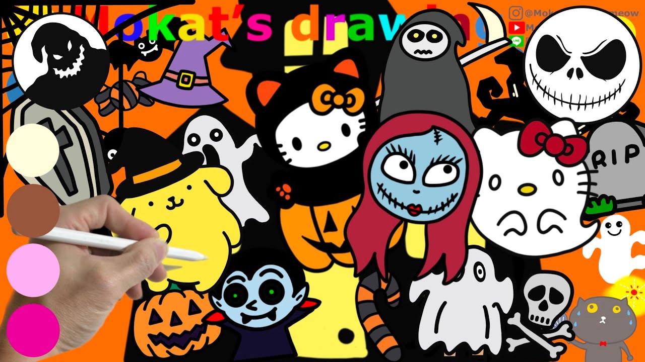 Drawing Halloween special - YouTube