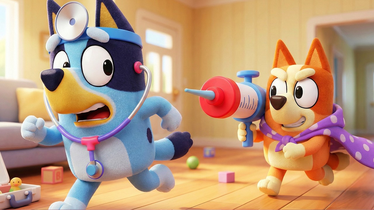 STOP BINGO..! Please Don't Hurt Dr.Bluey | Bluey x Bingo Stories ...